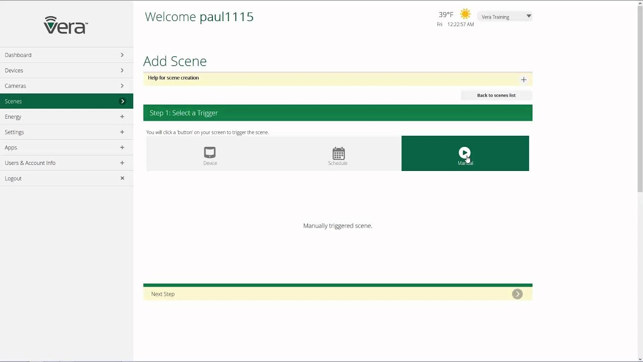 Creating Scenes in Vera UI7 | Scenes How to , Vera Shop - Vera by Ezlo